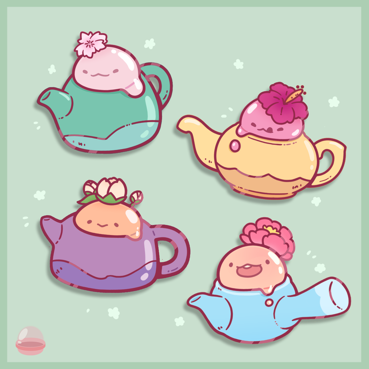 GachaPins Tea Drops Full Collection Bundle